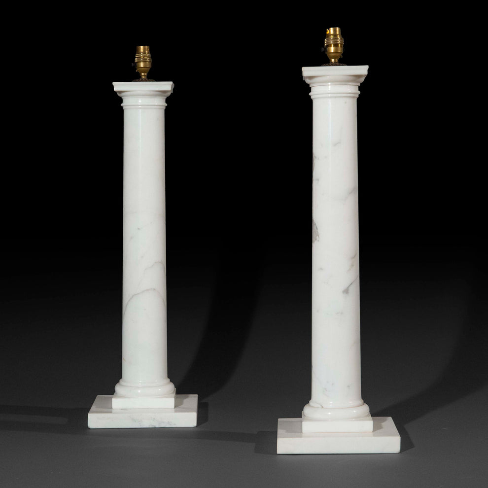 Very Tall Marble Table Lamps – Peacock's Finest